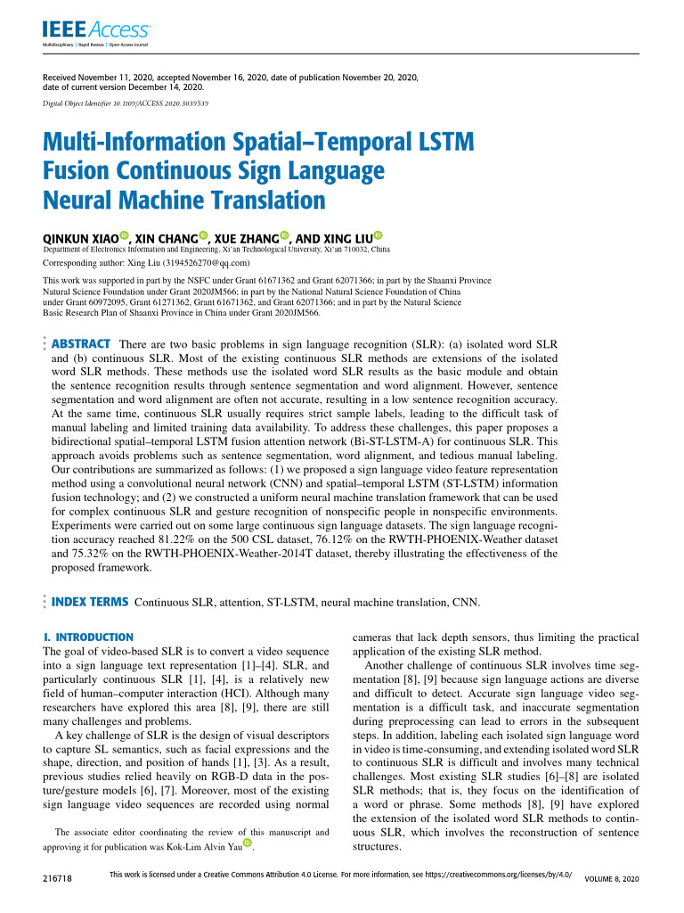 Continuous Sign Language AI | PDF | Image Segmentation | Artificial ...