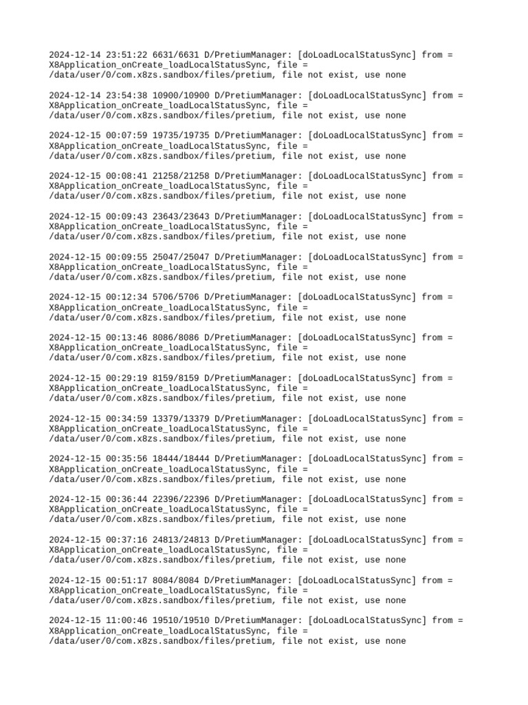 Com x8zs Sandbox Log | PDF