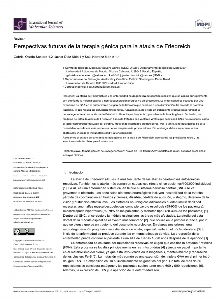 Futureprospectsofgenetherapyforfriedreichs 1 2 Pdf 8060