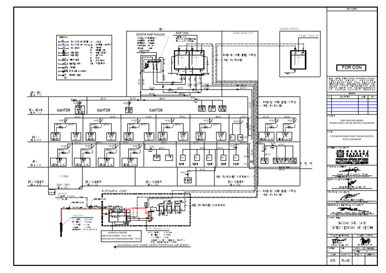 SC1-PL-101 SISTEM AIR BERSIH - Additional Ke Gedung Lama-Additional Ke ...