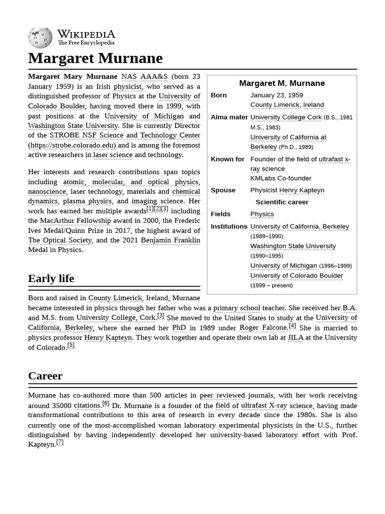 Margaret_Murnane | PDF | Physical Sciences | Science
