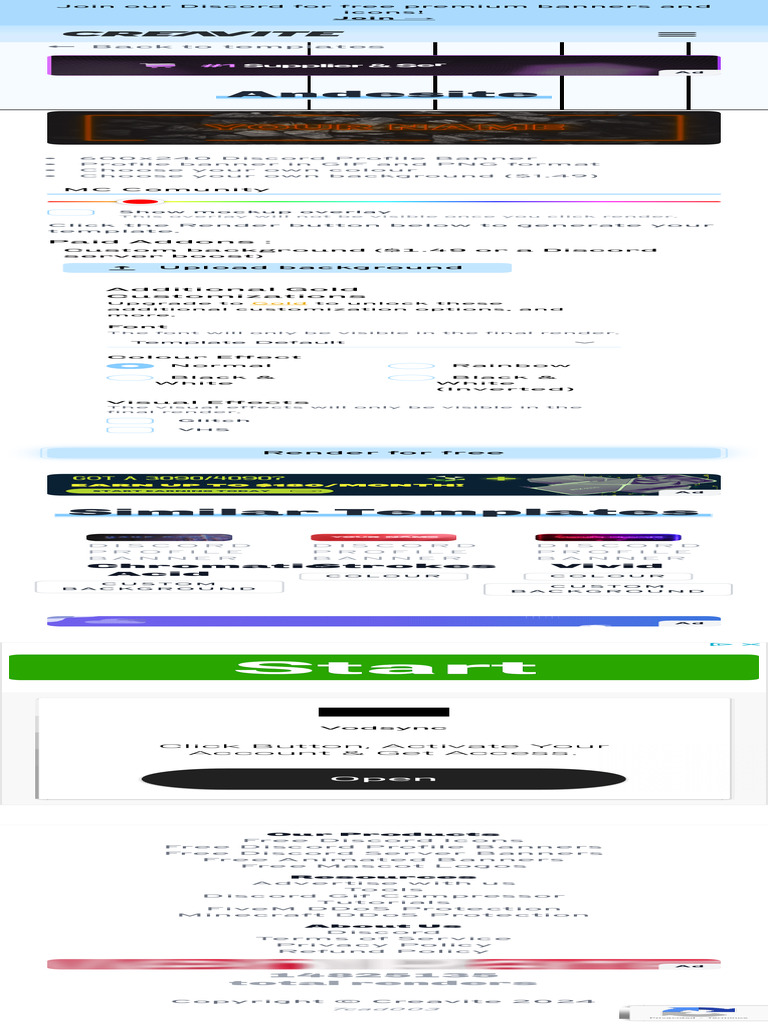 Andesite Free Discord Profile Banner Maker Creavite | PDF | Computing ...