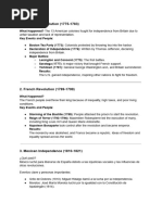AP World Unit 5 Timeline | PDF