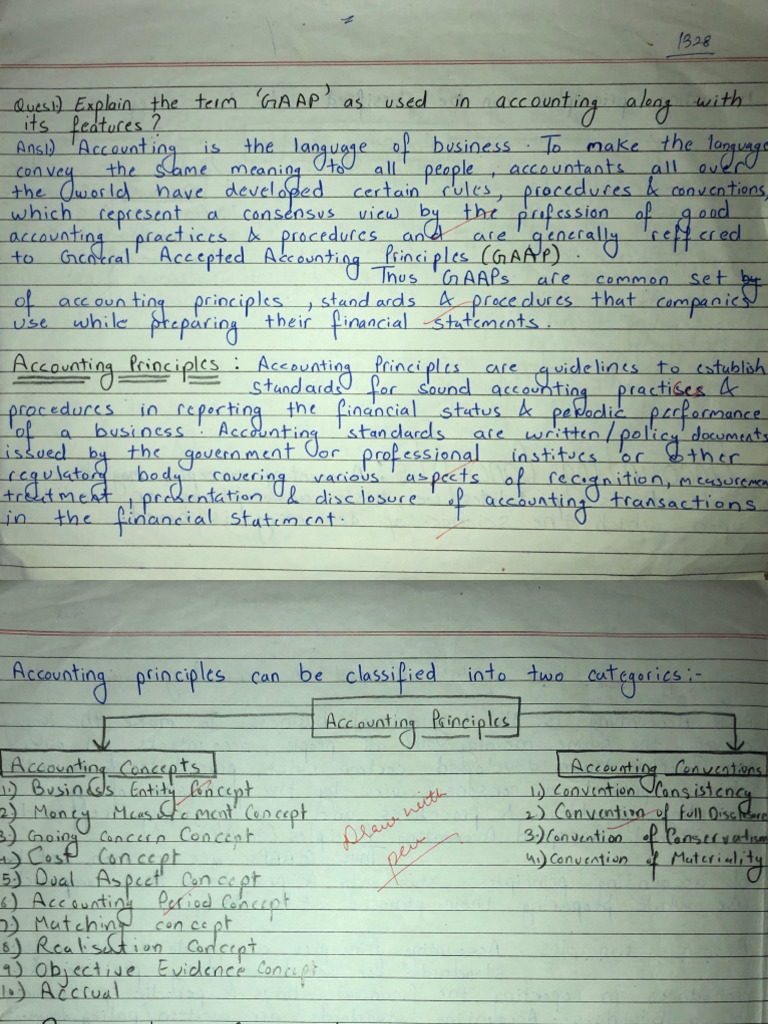 Chapter 1 Accounts NOTES | PDF