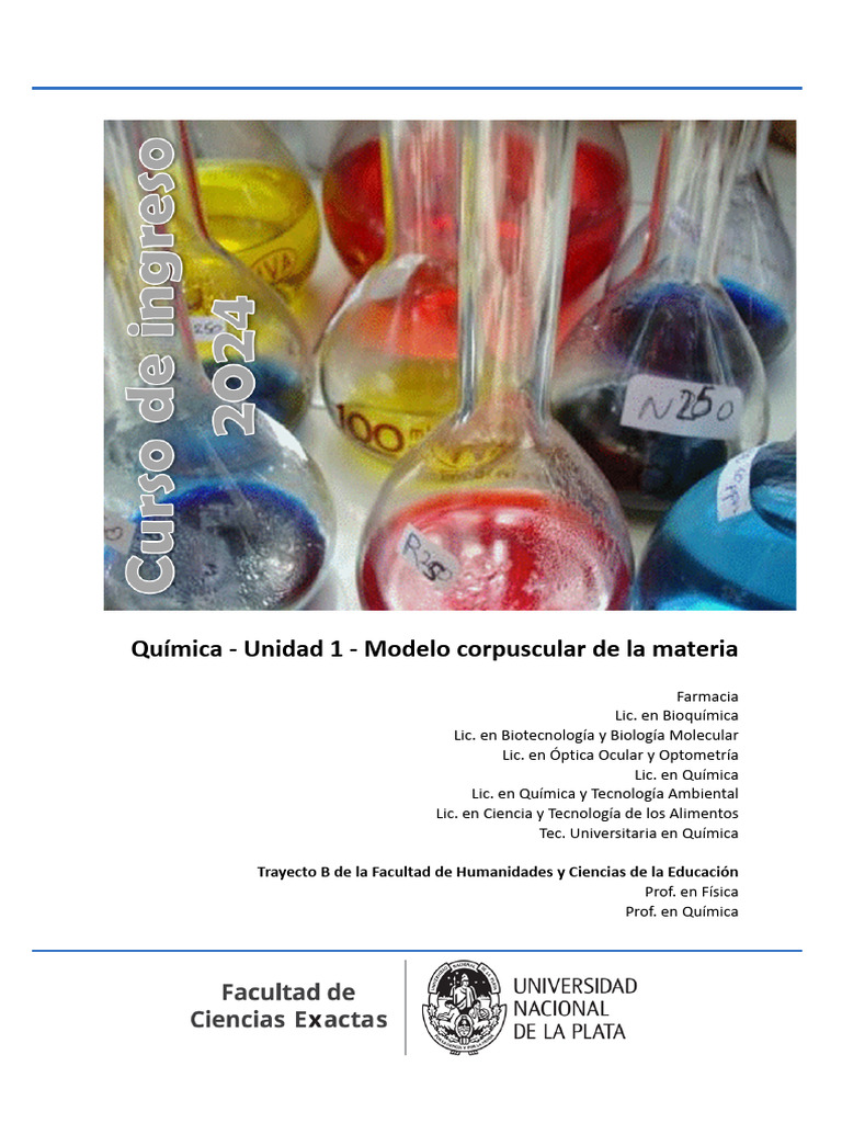 Química - Unidad 1 - Modelo Corpuscular de La Materia | PDF | Gases ...