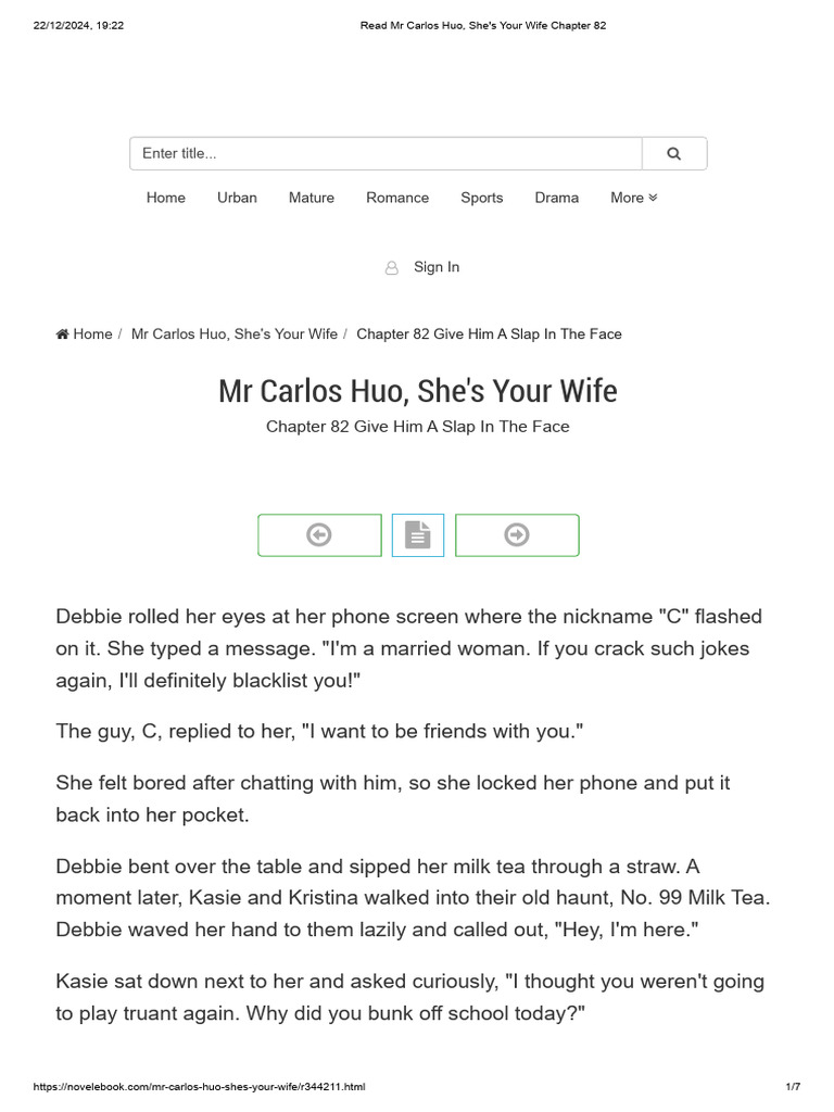 Read MR Carlos Huo, She's Your Wife Chapter 82 | PDF