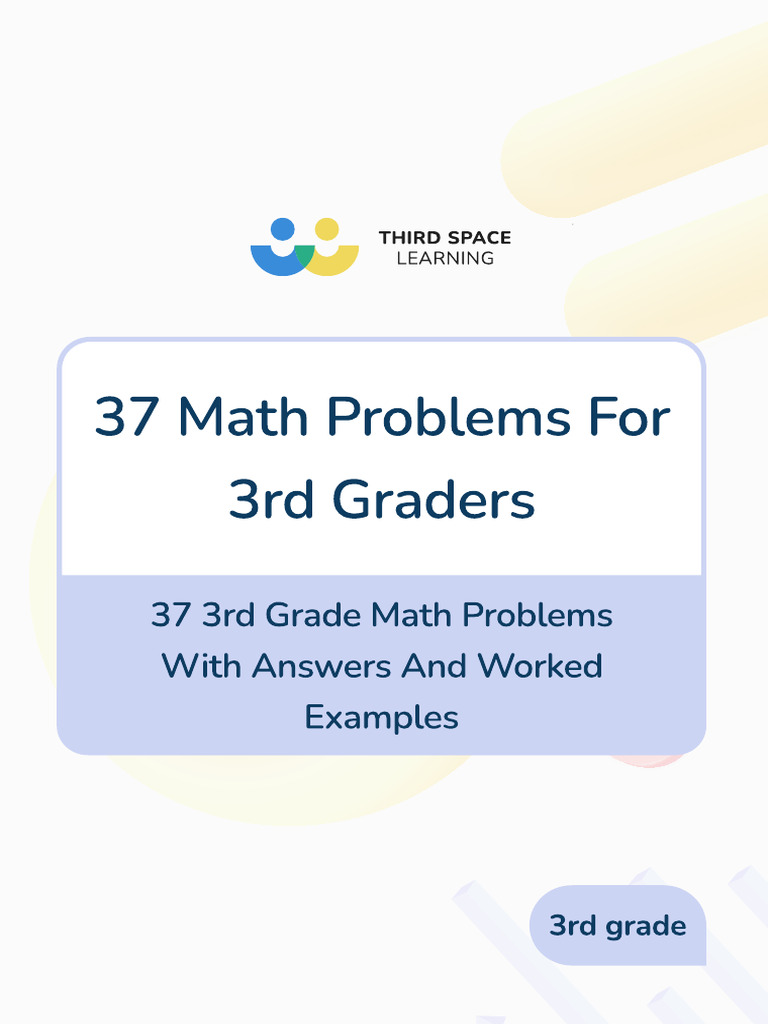 3rd Grade Math Problems 2 | PDF | Multiplication | Mathematics