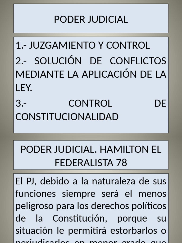 Estructura y Funciones del Poder Judicial | PDF | Judicaturas ...