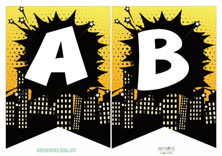 Banderines Editables | PDF