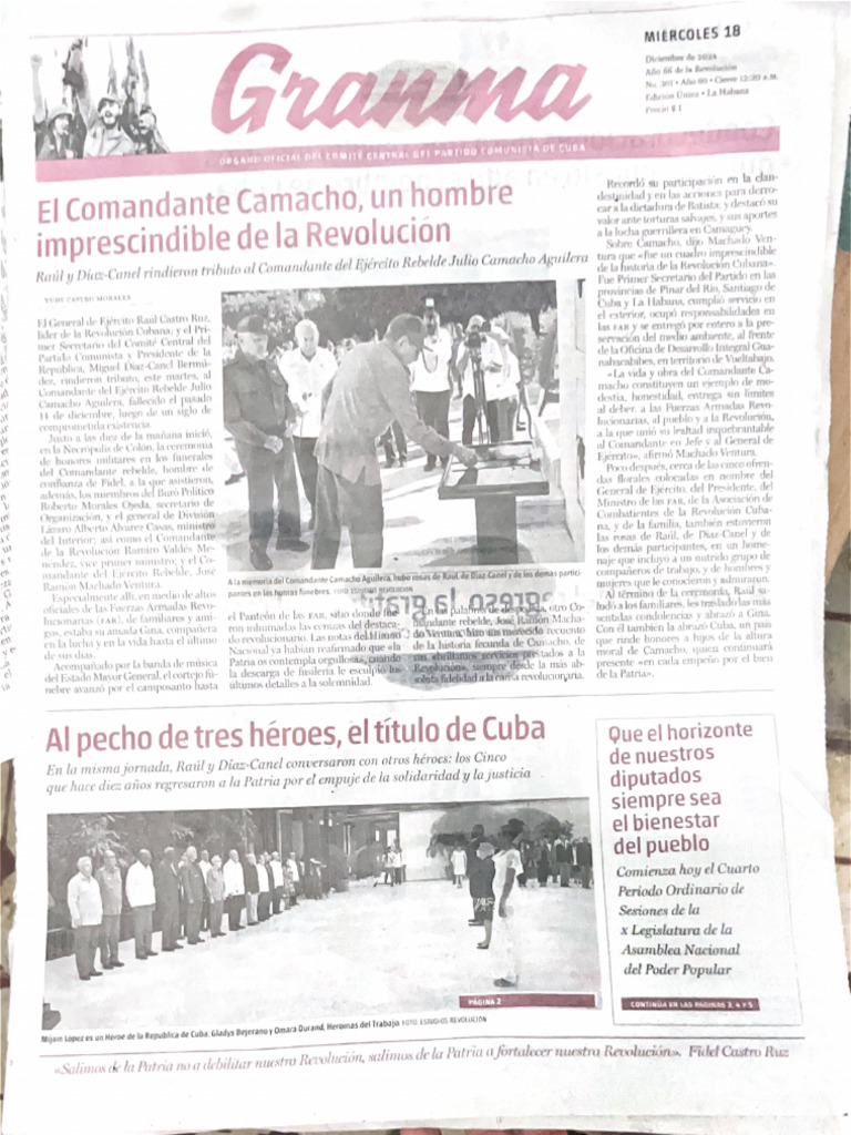 Periódico Granma | PDF