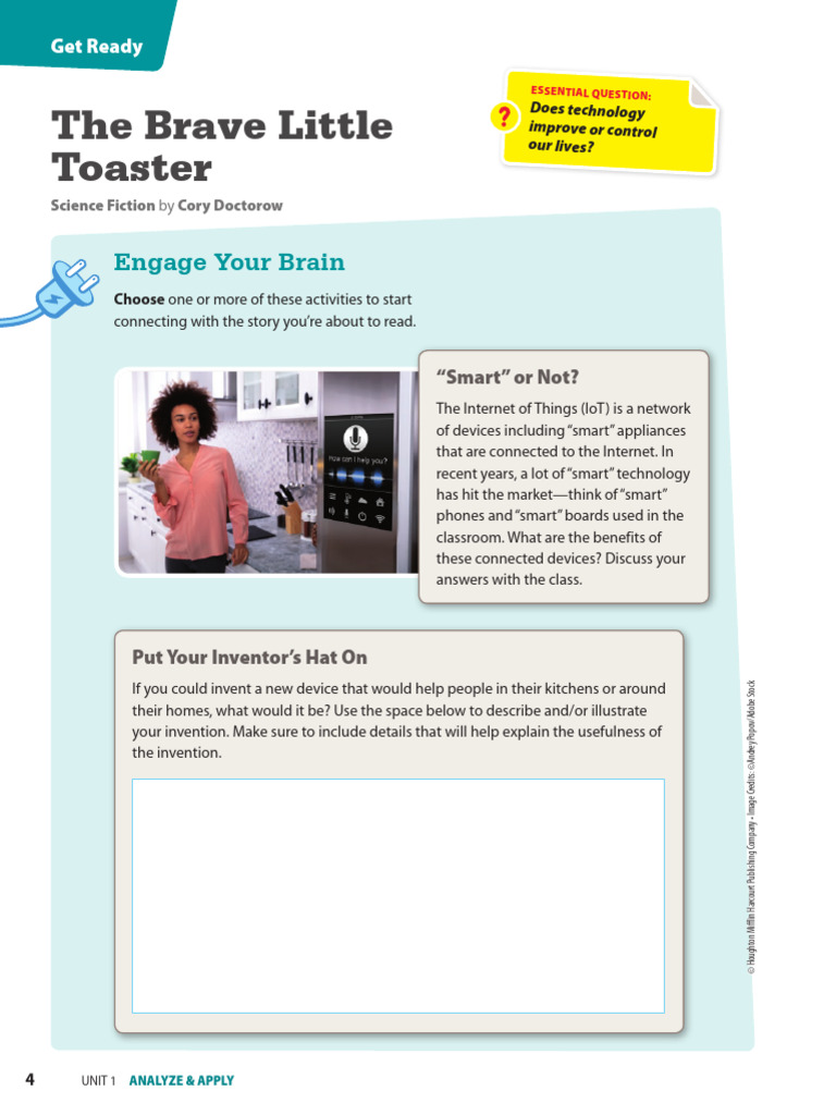 Brave Toaster | PDF | Plot (Narrative) | Word