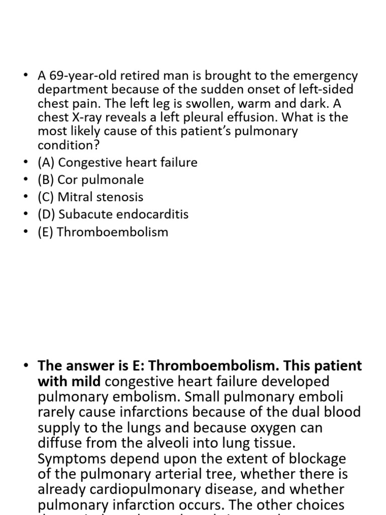 Thromboemolism And Vasculitis Revision Pdf Thrombosis Embolism