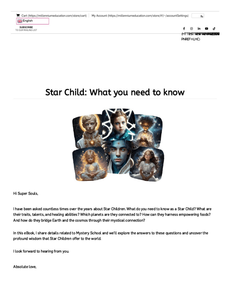 Star Child - What You Need To Know - Millennium Education | PDF ...
