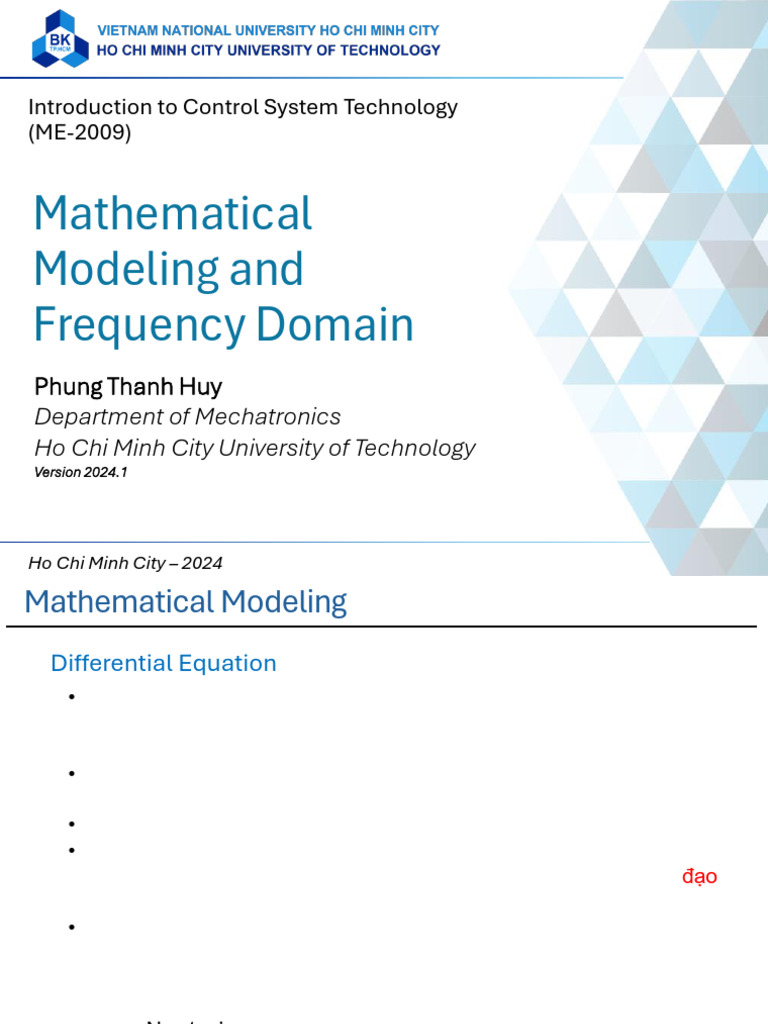 L3 | PDF | Control Theory | Function (Mathematics)