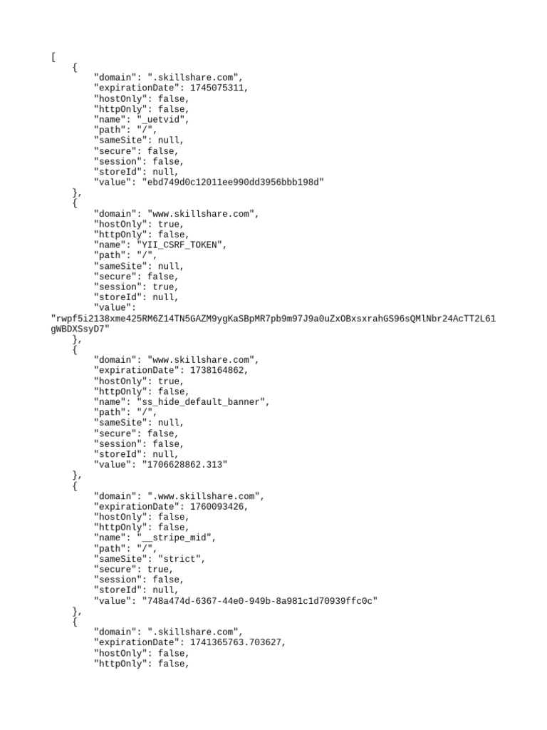 Skillshare Cookies July 2024 | PDF | Ignorance | Data Management