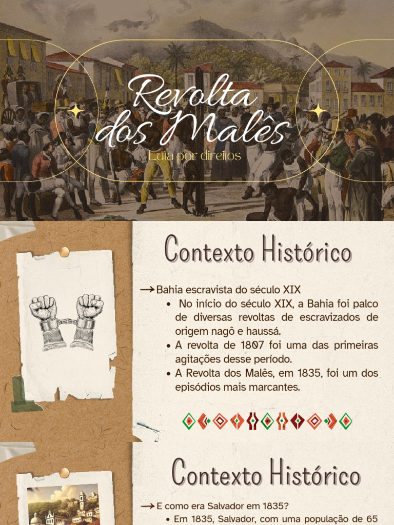 Revolta dos Malês | PDF | Escravidão