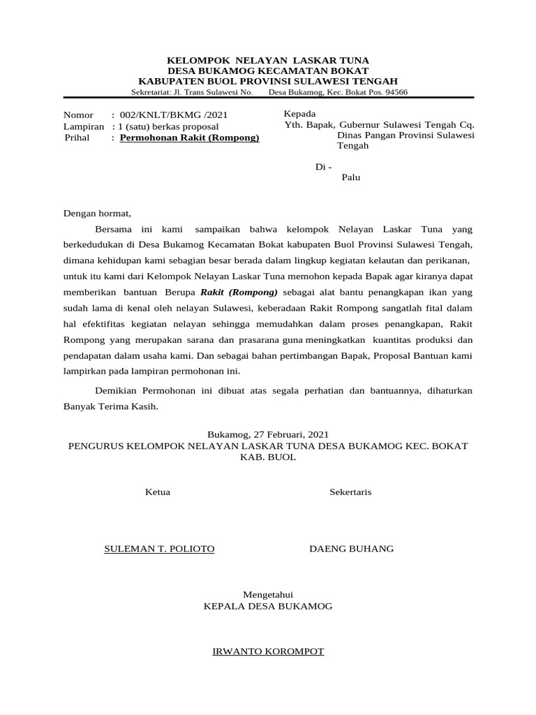 Proposal Nelayan | PDF