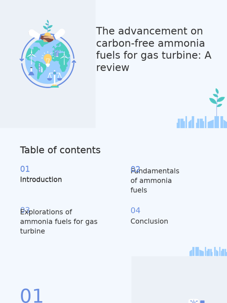 Ammonia in Gas Turbine | PDF | Combustion | Ammonia
