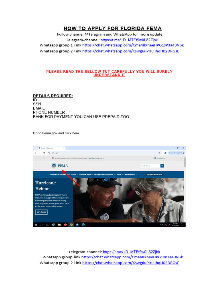 How to Apply for Florida Fema | PDF | Cyberspace | Computer Access Control