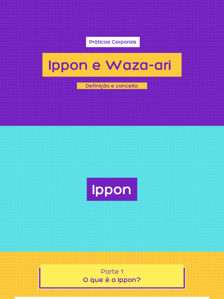 Ippon e Waza-Ari | PDF | Judô