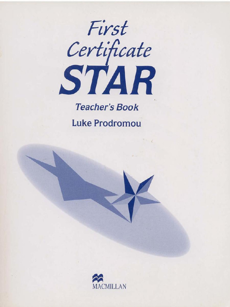 First Certificate Star Teacher's Book | PDF