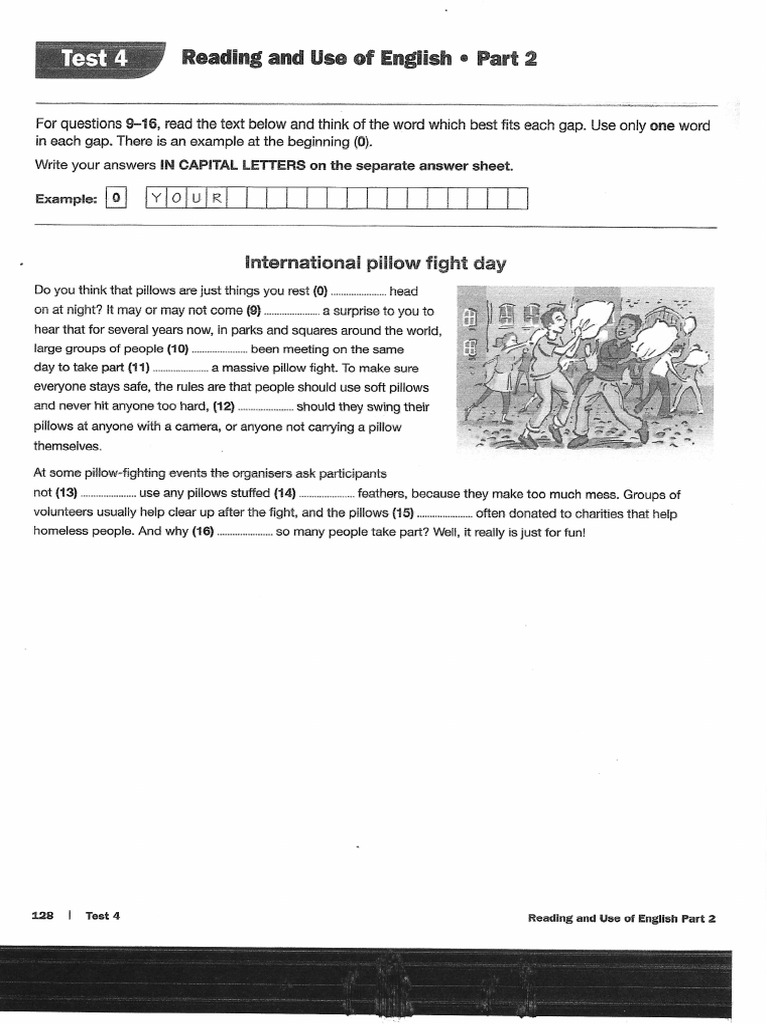 UE FCE Trainer 1 Test 4 | PDF