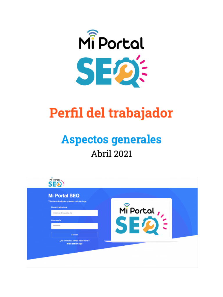 Tutorial Mi Portal SEQ2 | PDF | Contraseña | Informática