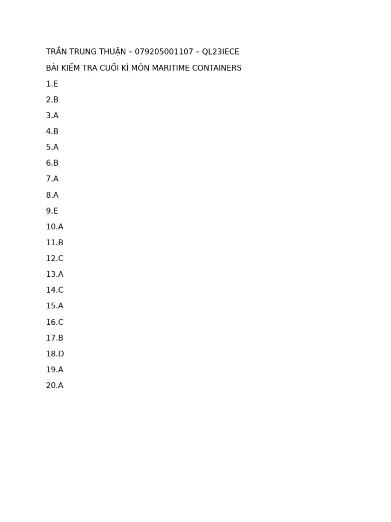 Tran Trung Thuan - 079205001107 | PDF