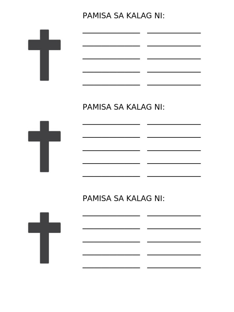 Pamisa Sa Kalag Ni | PDF
