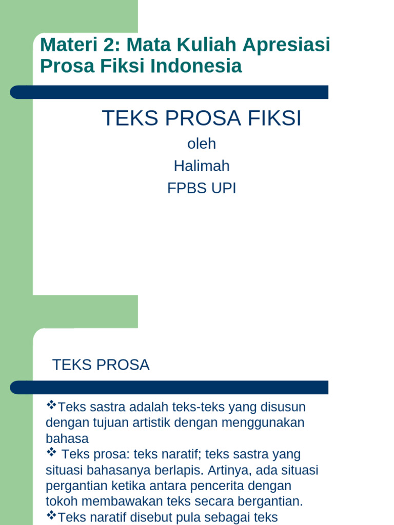 TEks Prosa | PDF