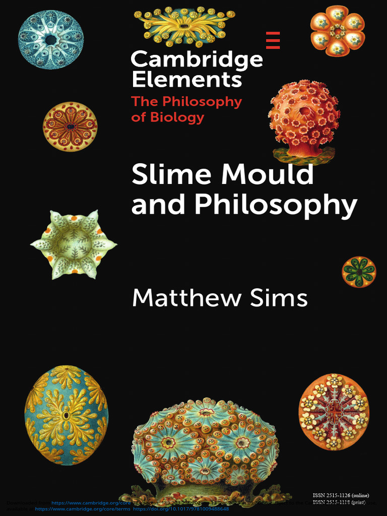 slime-mould-and-philosophy | PDF | Evolution | Ecological Niche