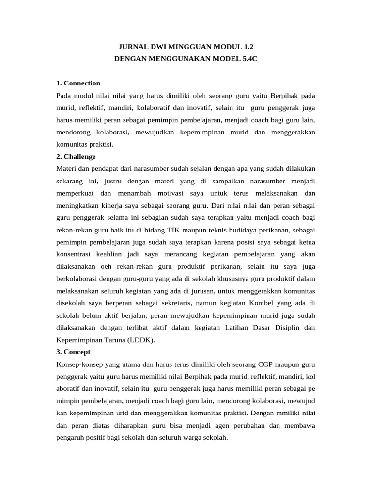 Jurnal Dwi Mingguan Modul 1.2 | PDF