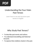 All Past Tenses PDF | PDF | Grammatical Tense | Verb