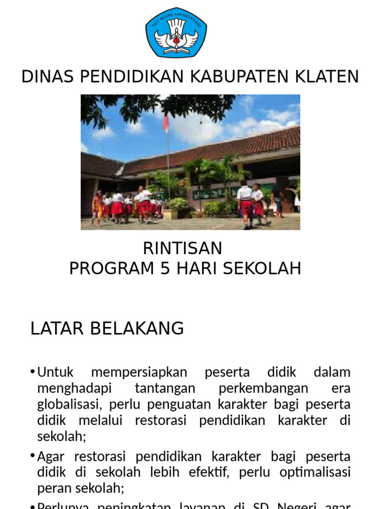 5 Hari Sekolah | PDF