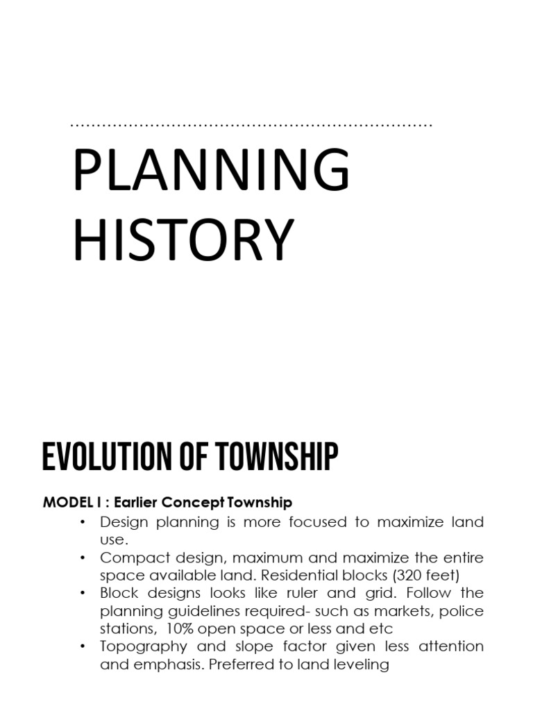 Lect2_Planning History | PDF | Renaissance | Planning