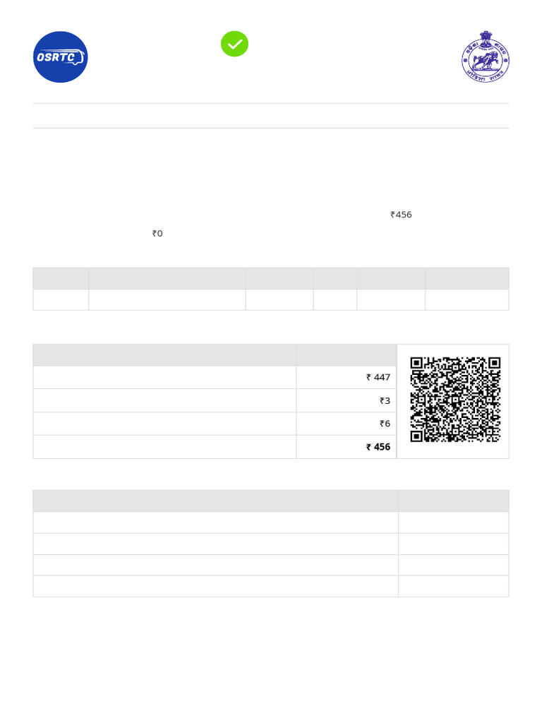 Osrtc Ticket PDF | PDF