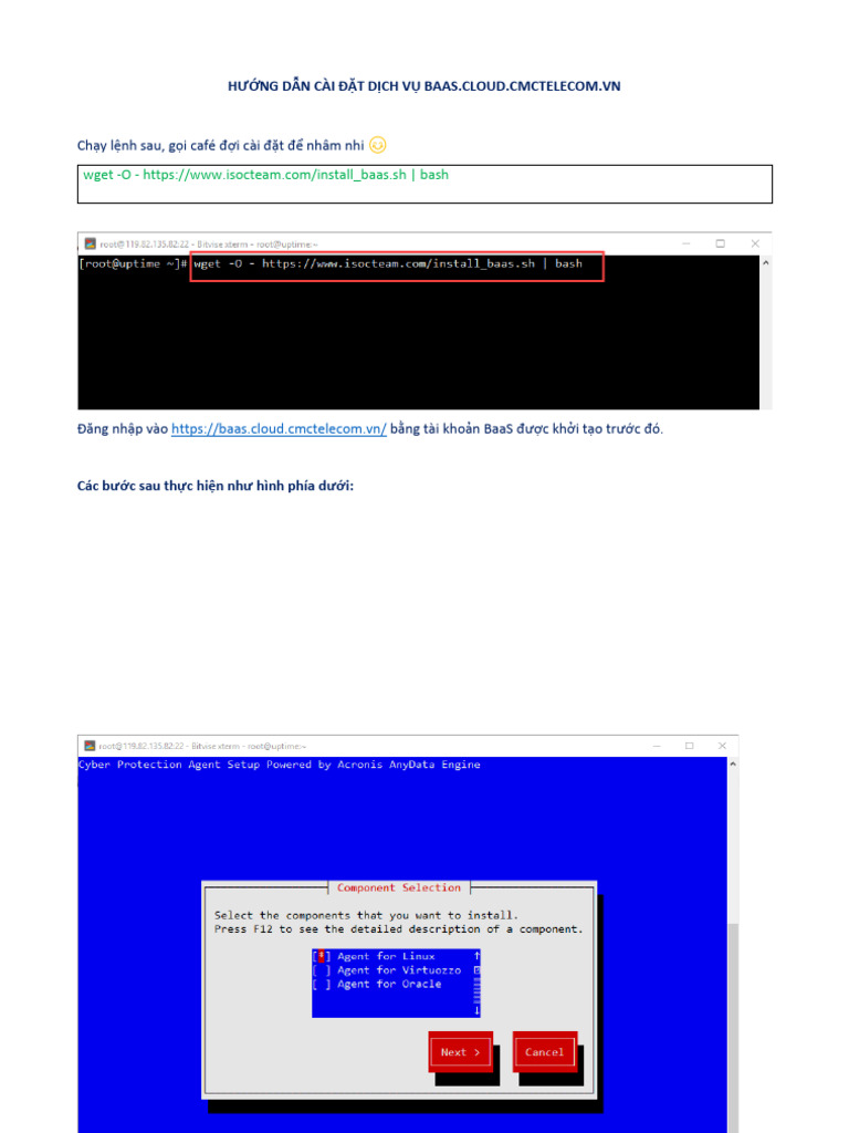 Hướng Dẫn Cài Đặt BaaS Trên CentOS | PDF