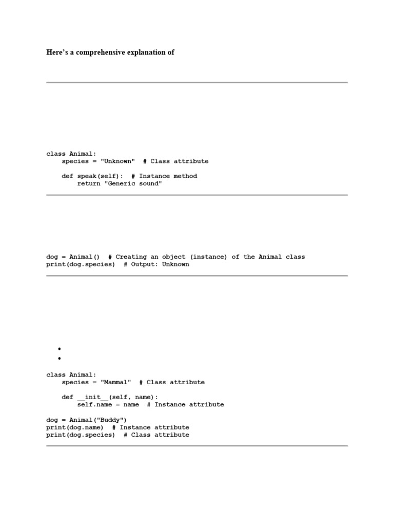 OOP python | PDF | Class (Computer Programming) | Method (Computer ... OOP python | PDF | Class (Computer Programming) | Method (Computer ...