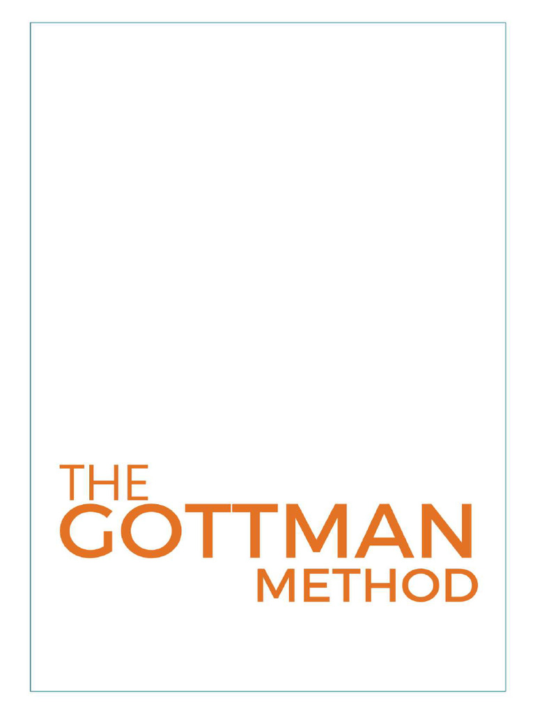 Gottman Method Color AHS | PDF