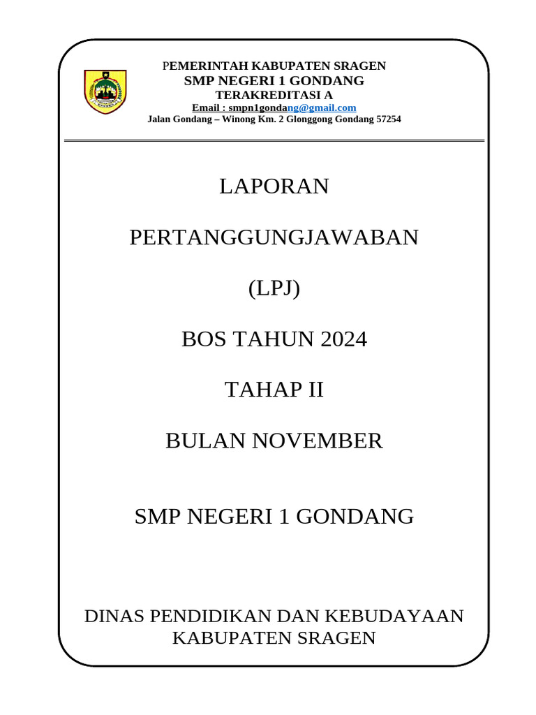 COVER SPJ BOS SMP 1 (2) | PDF