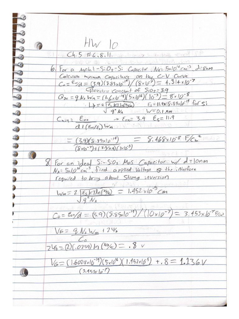 ECEN 450 HW 10 | PDF