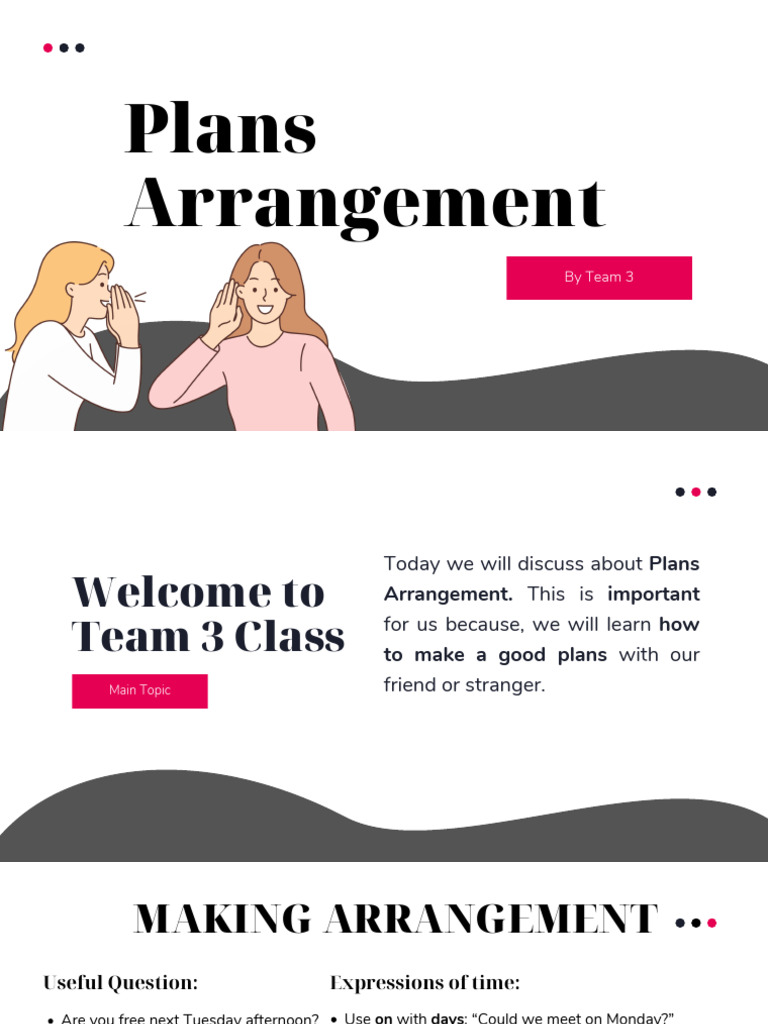 Plans Making Arrangement | PDF | Linguistics | Grammar