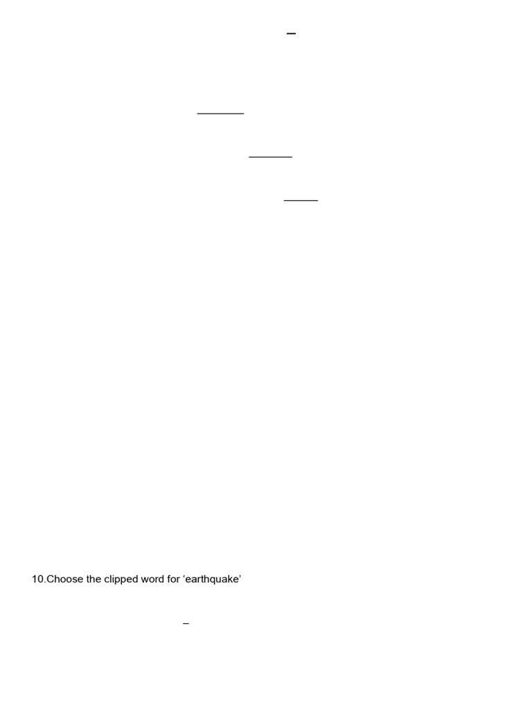 12th English Unit Test 1 Question Paper | PDF