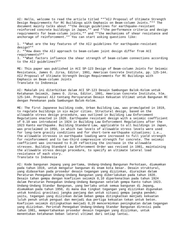 5b. ACI-SP123 - Otani 1991 | PDF | Earthquake Engineering | Earthquakes