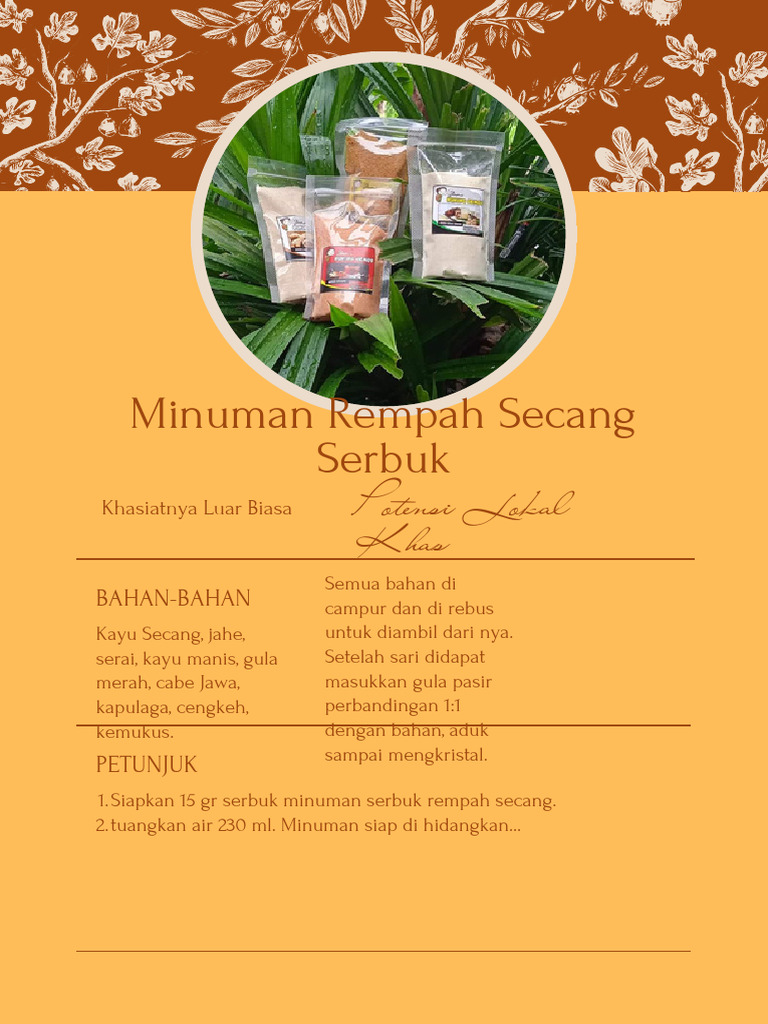Minuman Rempah Secang | PDF