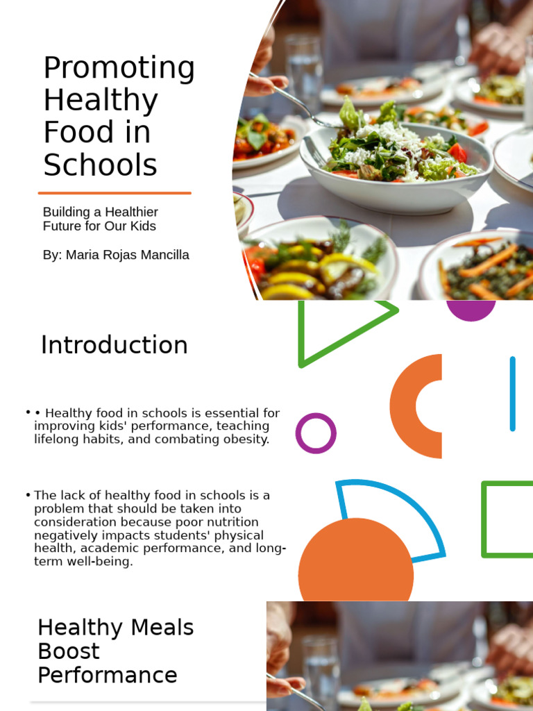 Healthy Food | PDF | Healthy Diet | School Meal