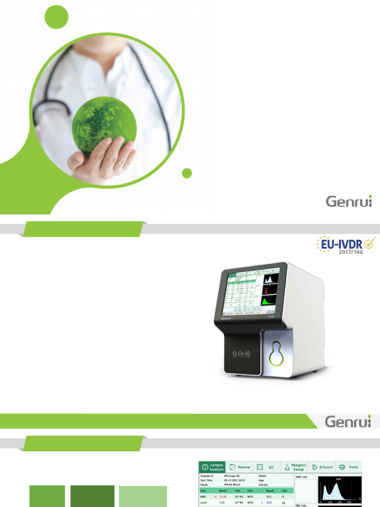 KT-60 3-Part Hematology Analyzer Overview | PDF | Clinical Medicine ...