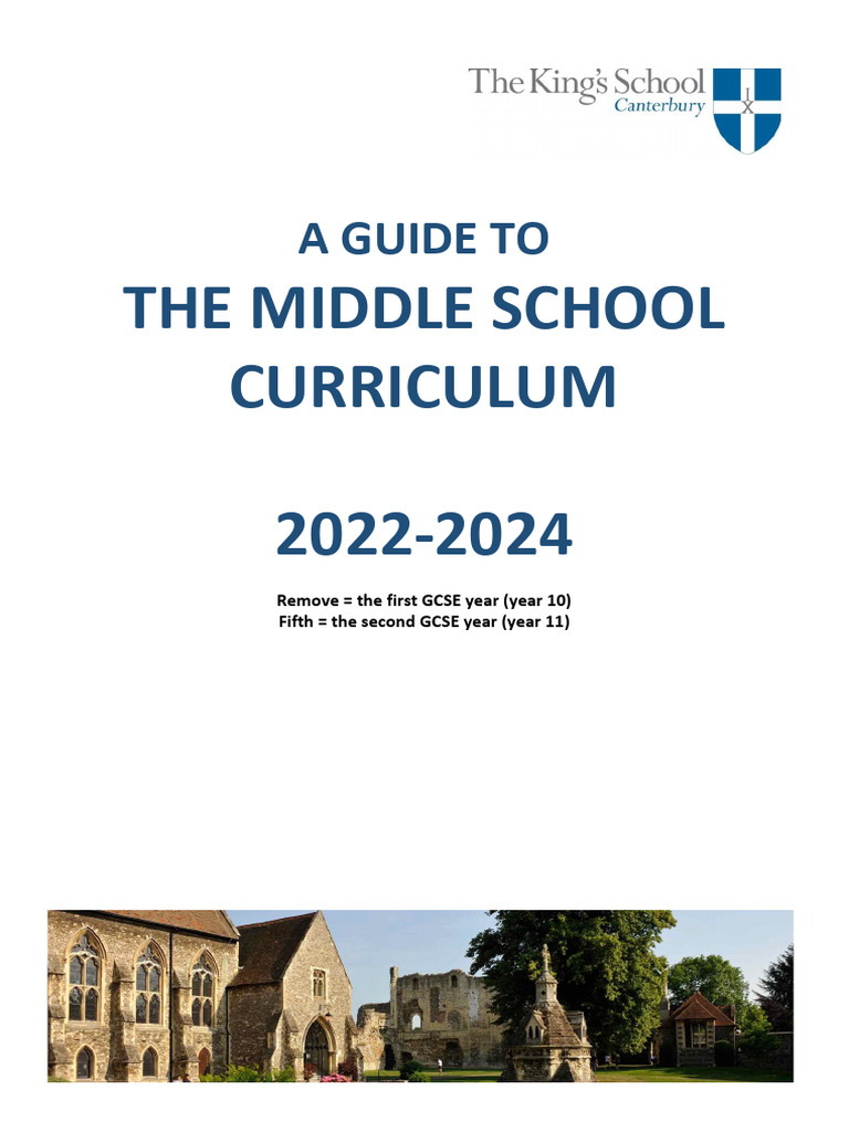 Middle-School-Guide-2022-24-King's College, Canterbury | PDF | Earth ...