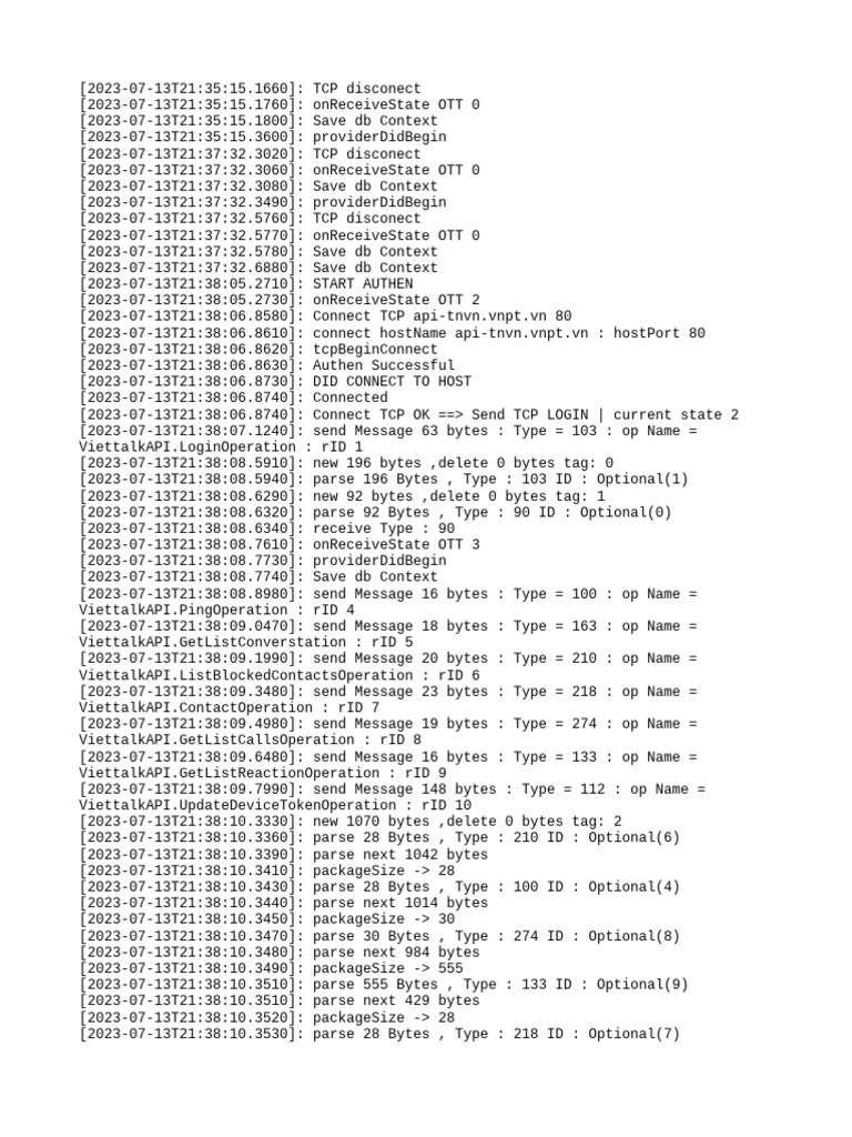 logfile-0 | PDF | Network Socket | Transmission Control Protocol