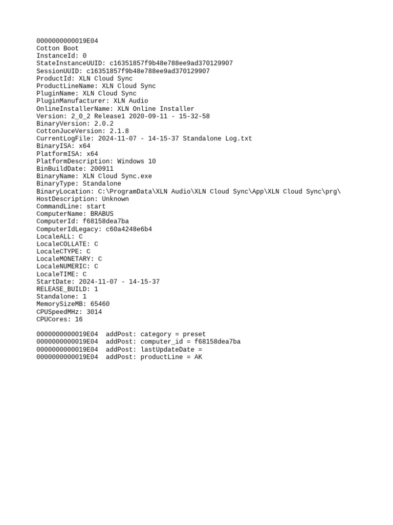 2024-11-07 - 14-15-37 Standalone Log | PDF